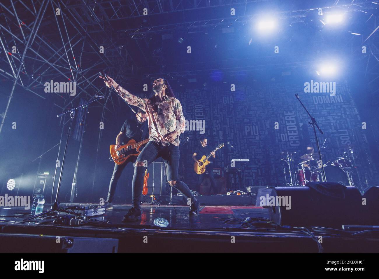 The Italian band Fast Animals and Slow Kids (FASK) perform at Atlantico ...