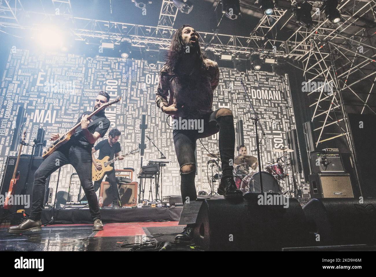 The Italian band Fast Animals and Slow Kids (FASK) perform at Atlantico ...