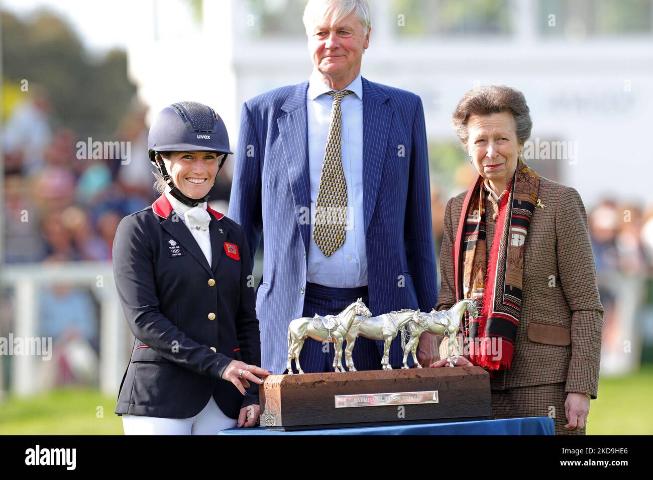 Laura Collett, The Duke of Beaufort, Anne Princess Royal during the ...