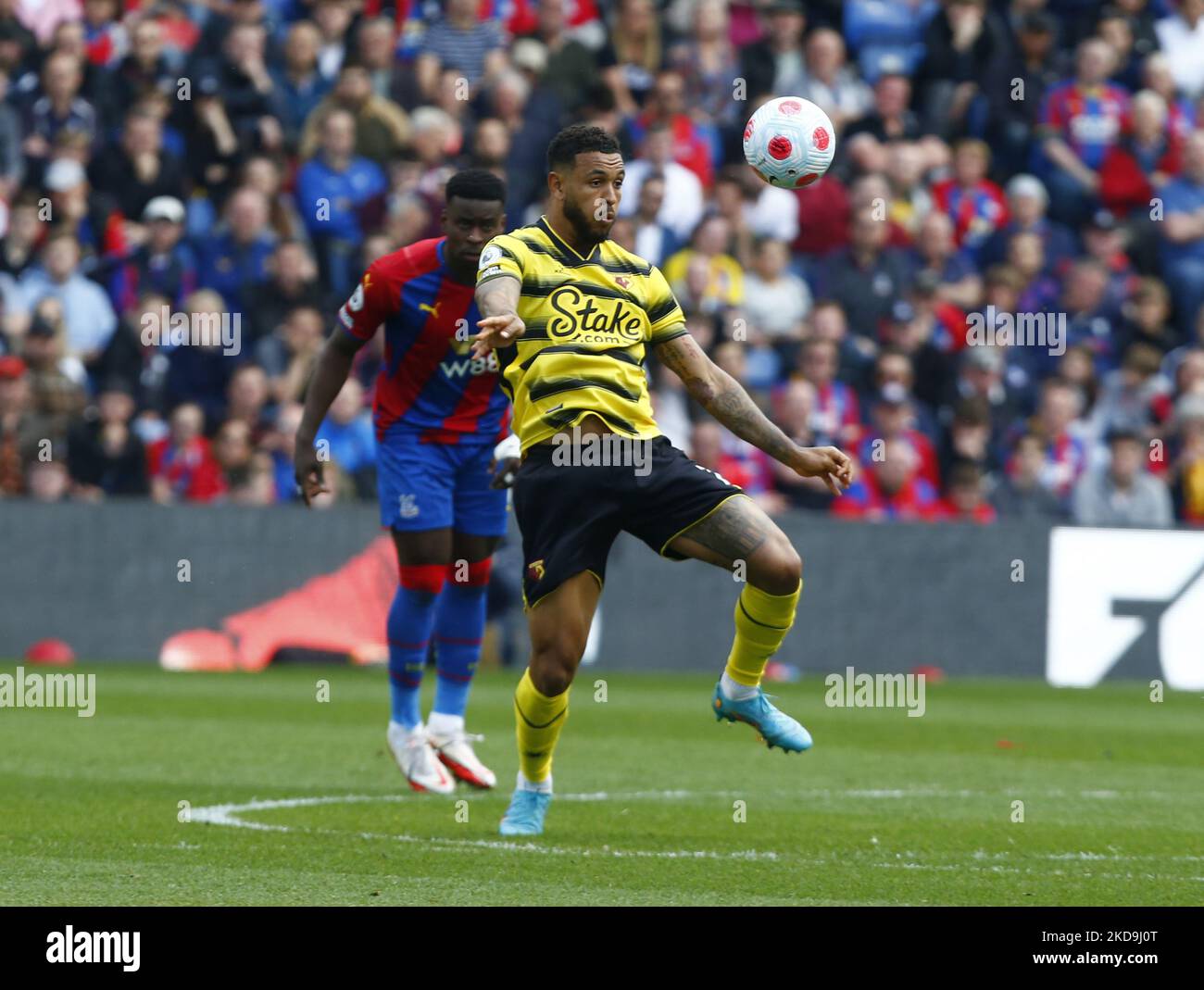 Joshua King of Watford during Premier League between Crystal Palace and ...