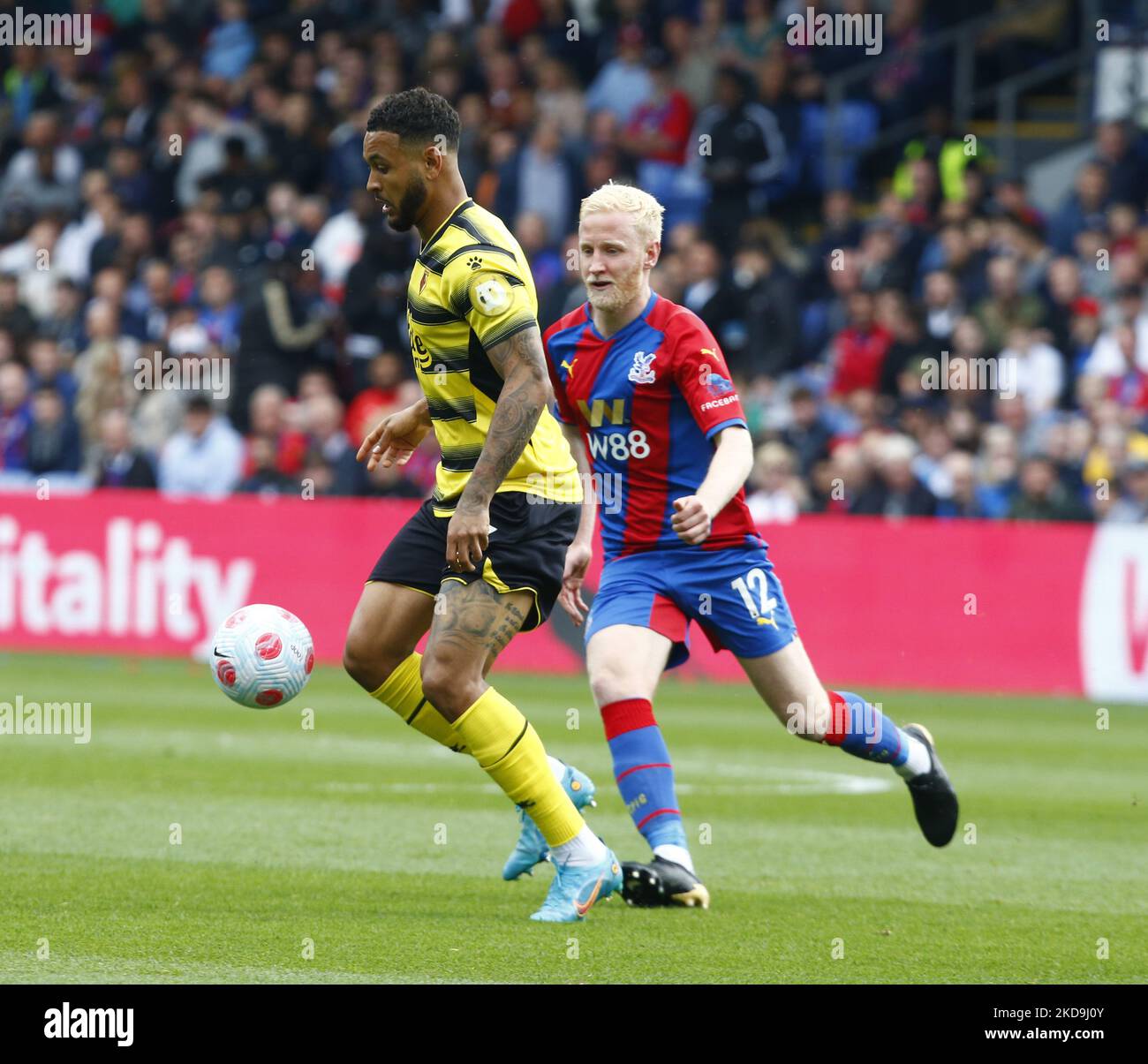 Joshua King of Watford during Premier League between Crystal Palace and ...