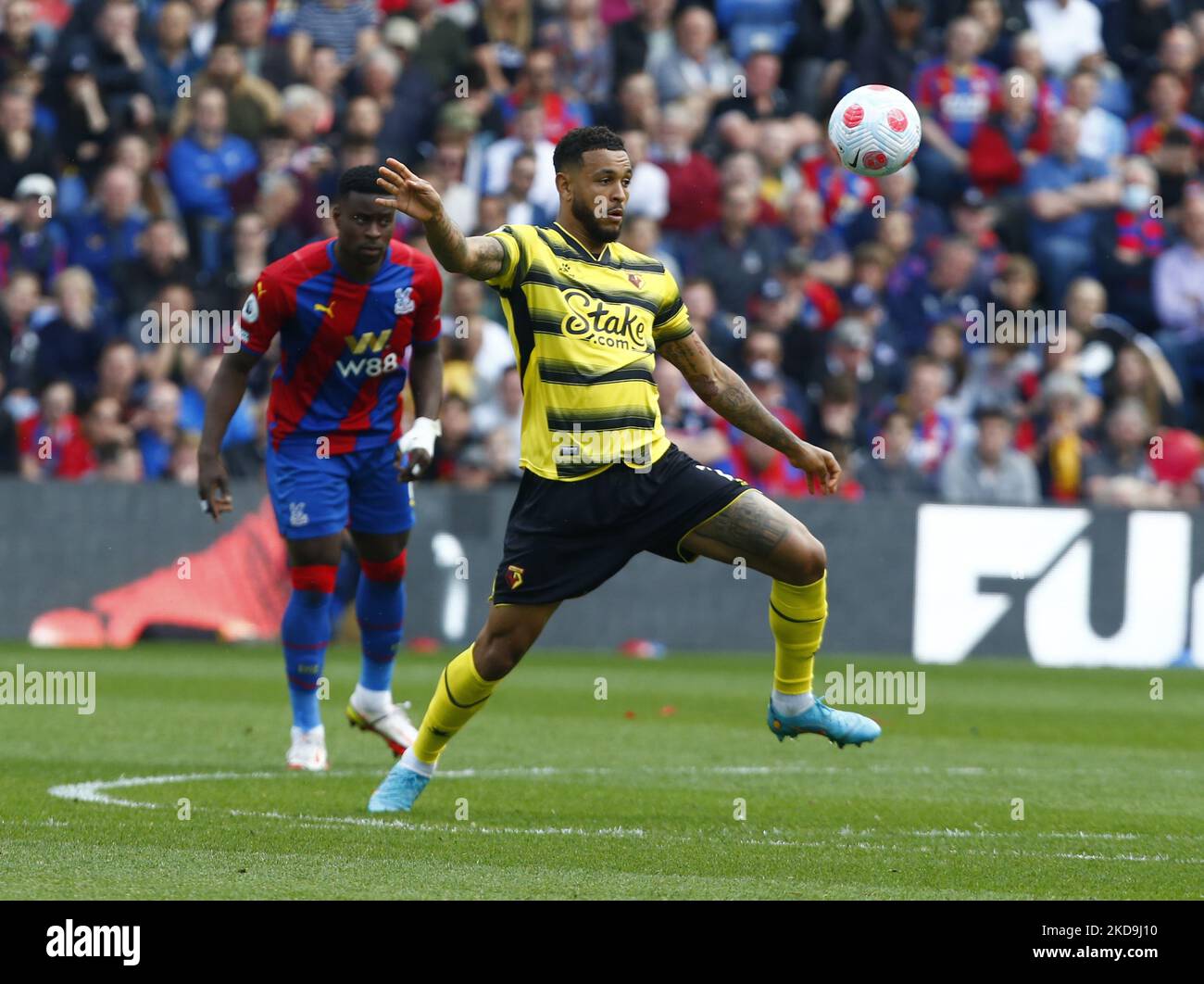 Joshua King of Watford during Premier League between Crystal Palace and ...