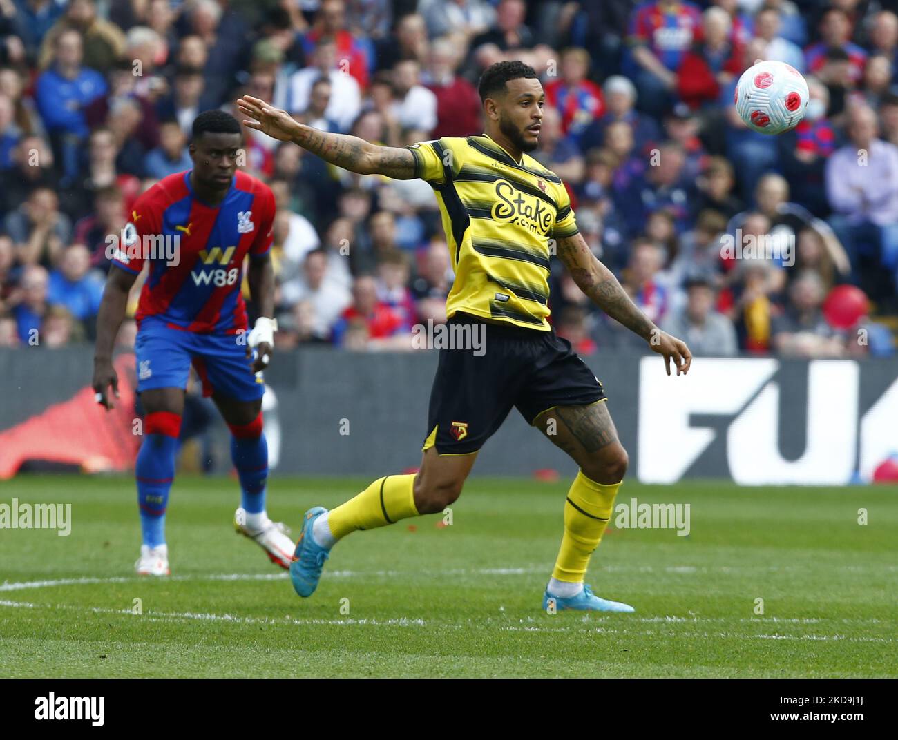 Joshua King of Watford during Premier League between Crystal Palace and ...