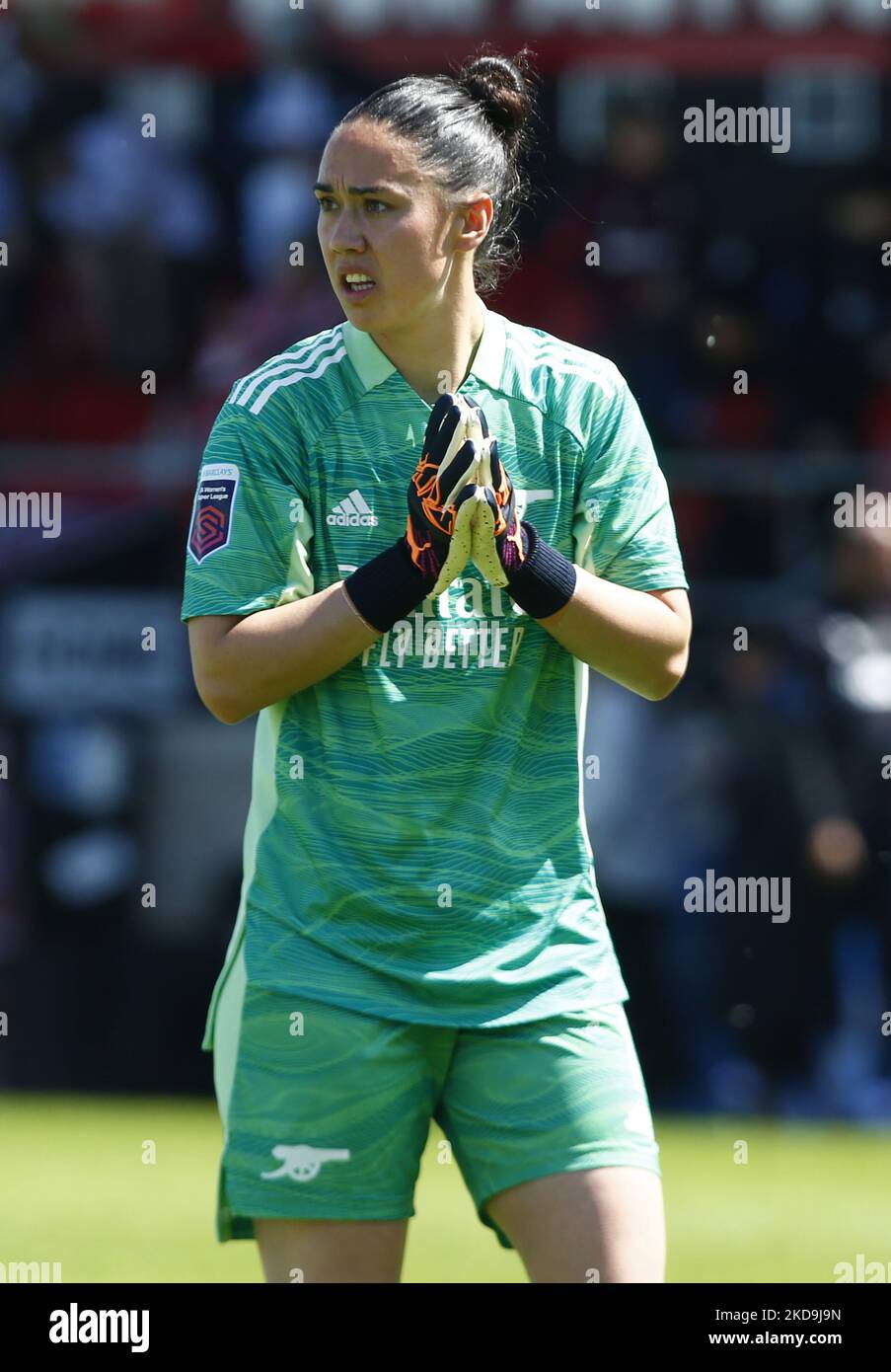 Manuela Zinsberger of Arsenal during Barclays FA Women's Super League ...