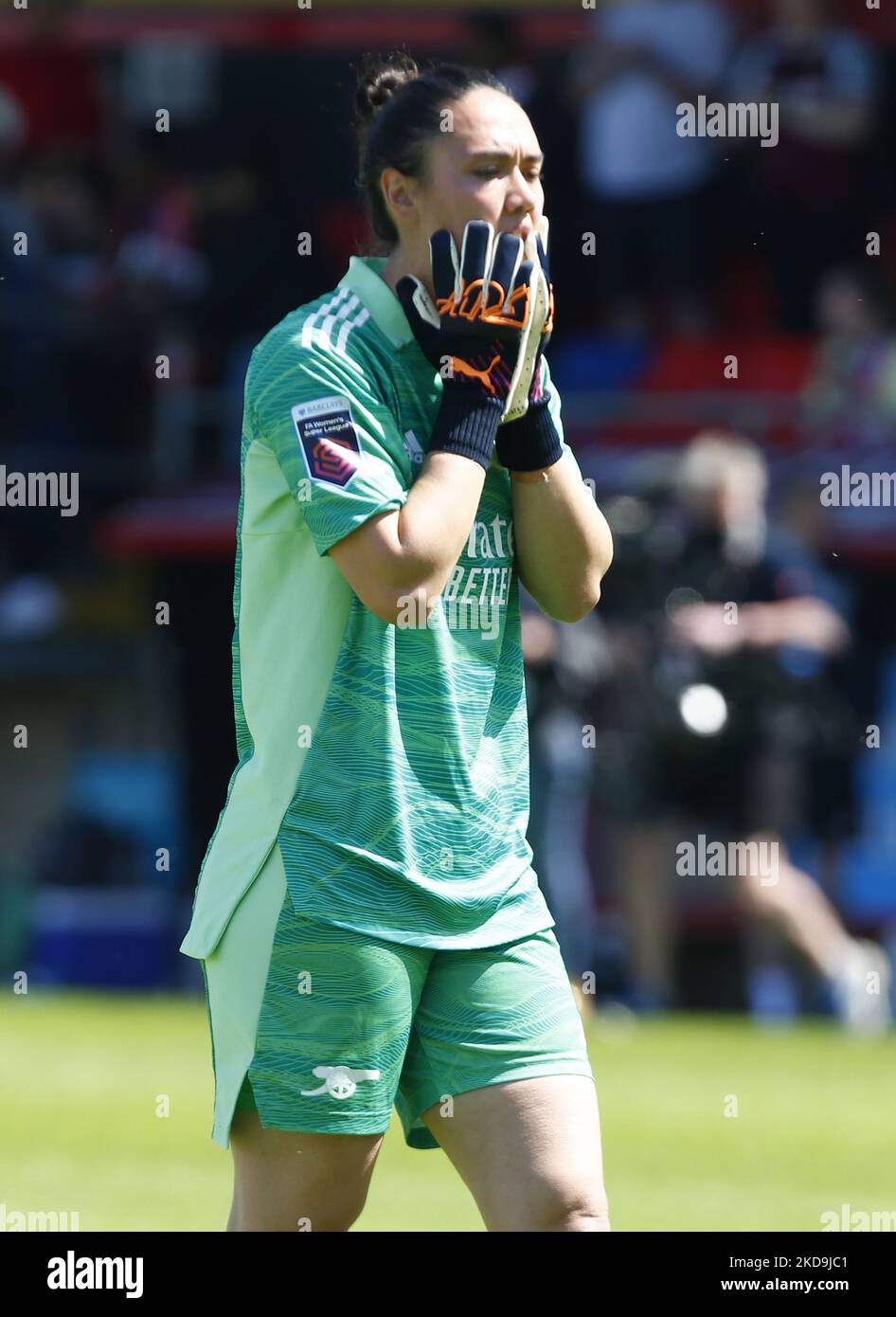 Manuela Zinsberger of Arsenal during Barclays FA Women's Super League ...