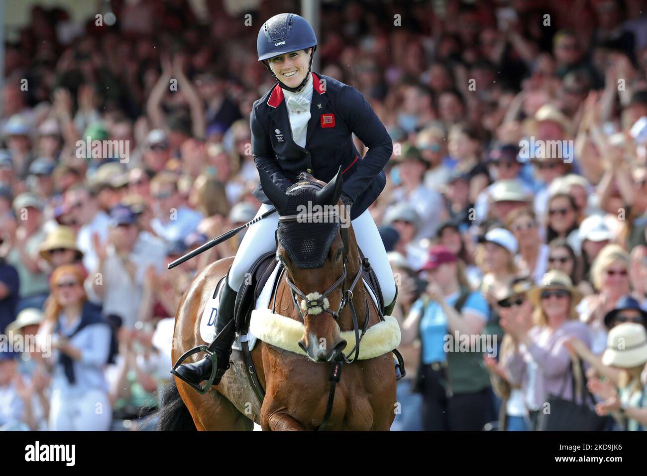 Laura Collett riding London 52 wins during the Show Jumping Event at ...