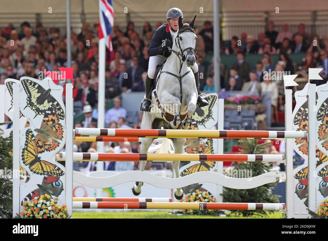 Oliver Townend riding Swallow Springs during the Show Jumping Event at ...