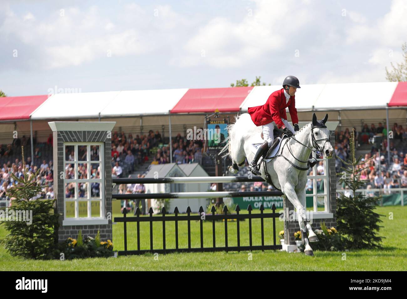 Harry Meade riding Away Cruising during the Show Jumping Event at ...
