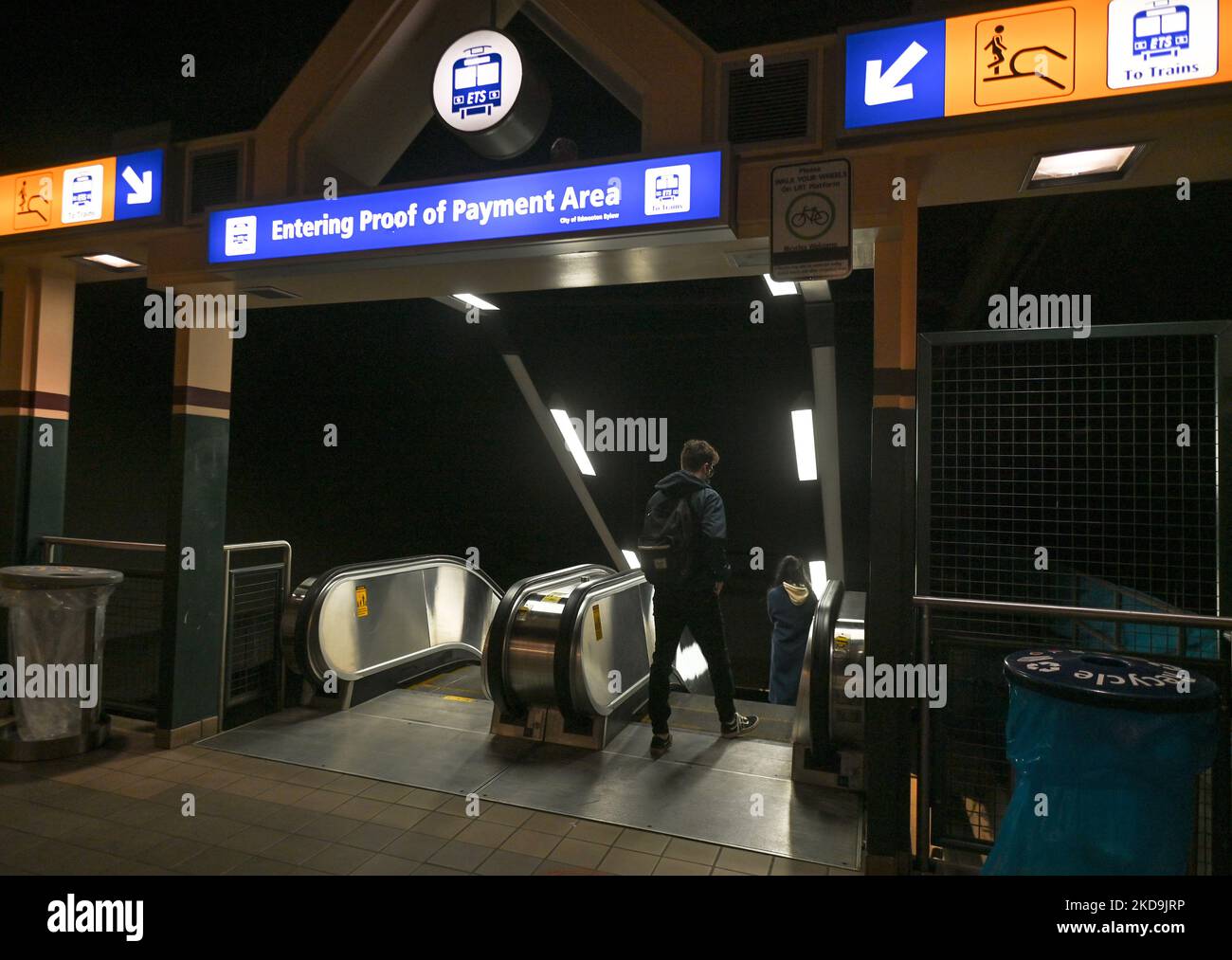 Edmonton government center lrt station proof hi-res stock photography ...