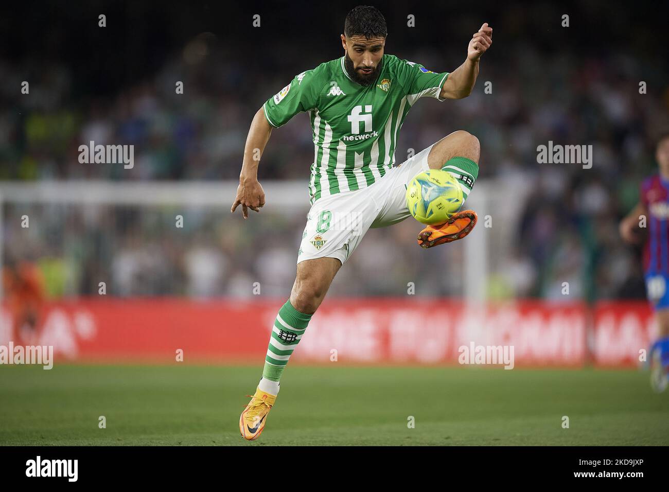 Nabil Fekir of Betis controls the ball during the La Liga Santander ...
