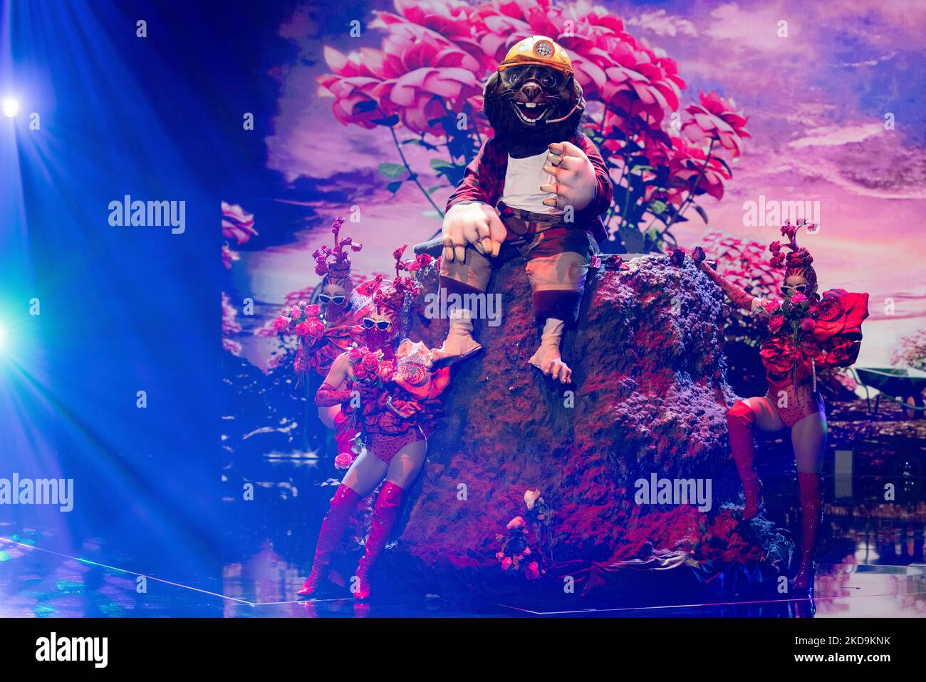 Cologne, Germany. 05th Nov, 2022. The character "The Mole" is on stage ...