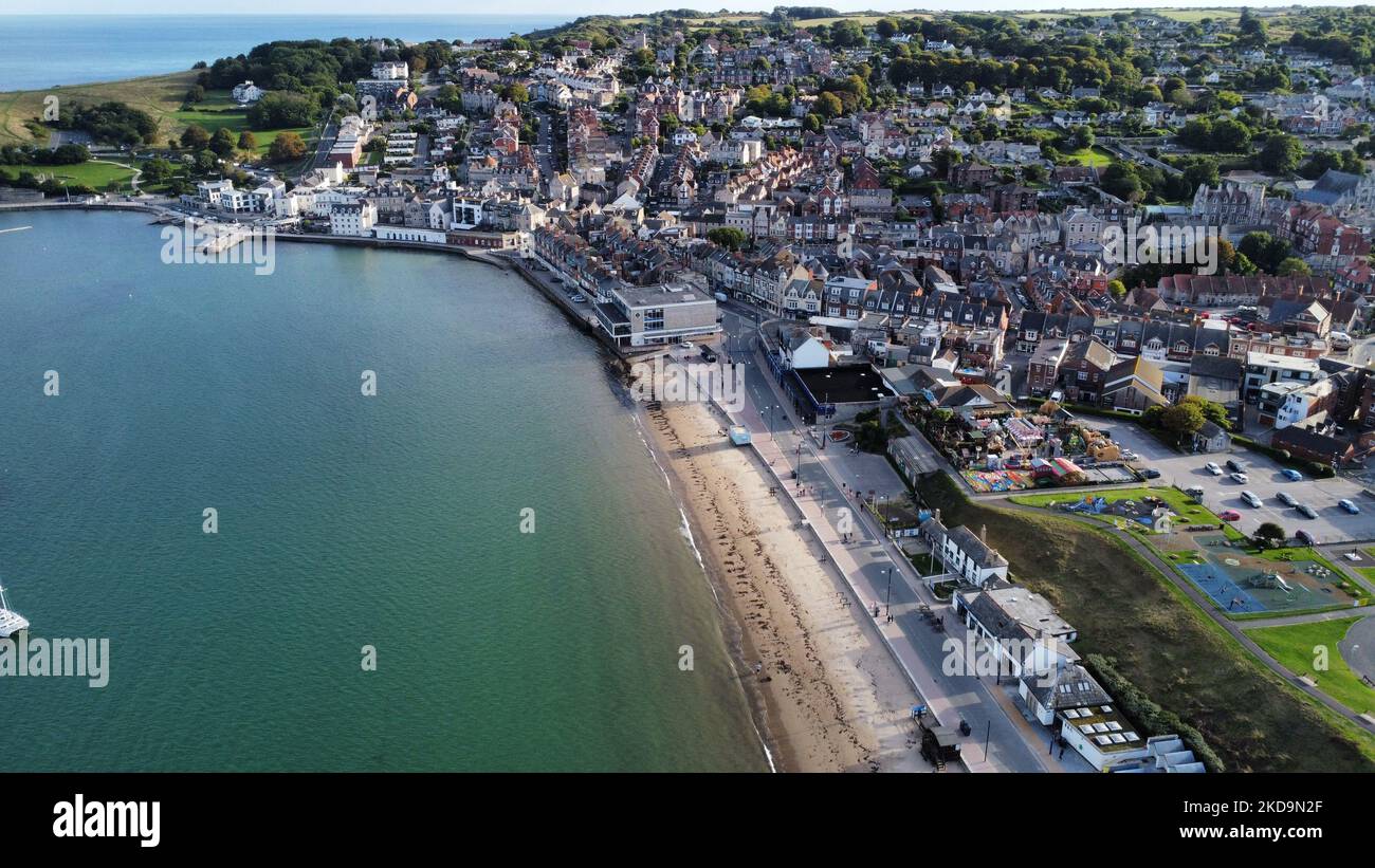 Swanage aerial hi-res stock photography and images - Alamy