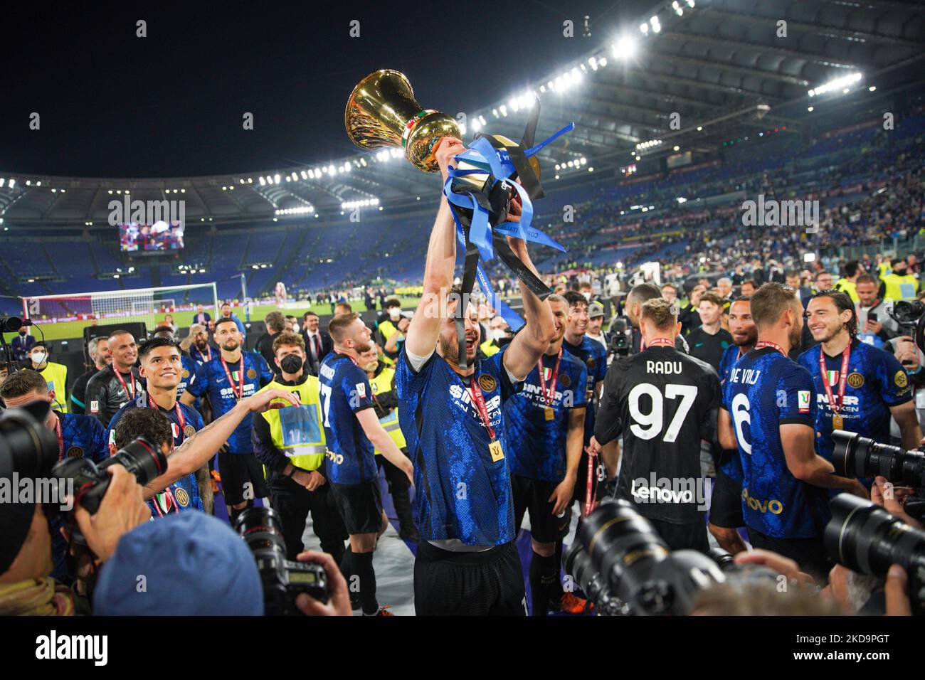 during FC Juventus against FC Internazionale,Coppa Italia Final, at ...