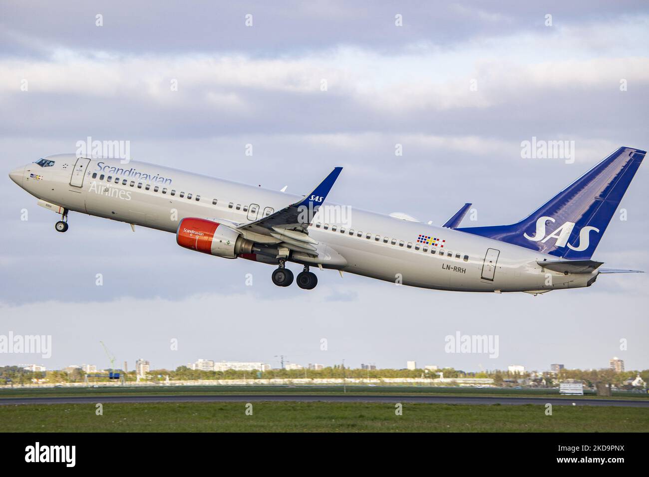 SAS Scandinavian Airlines Boeing 737-800 aircraft as seen during ...