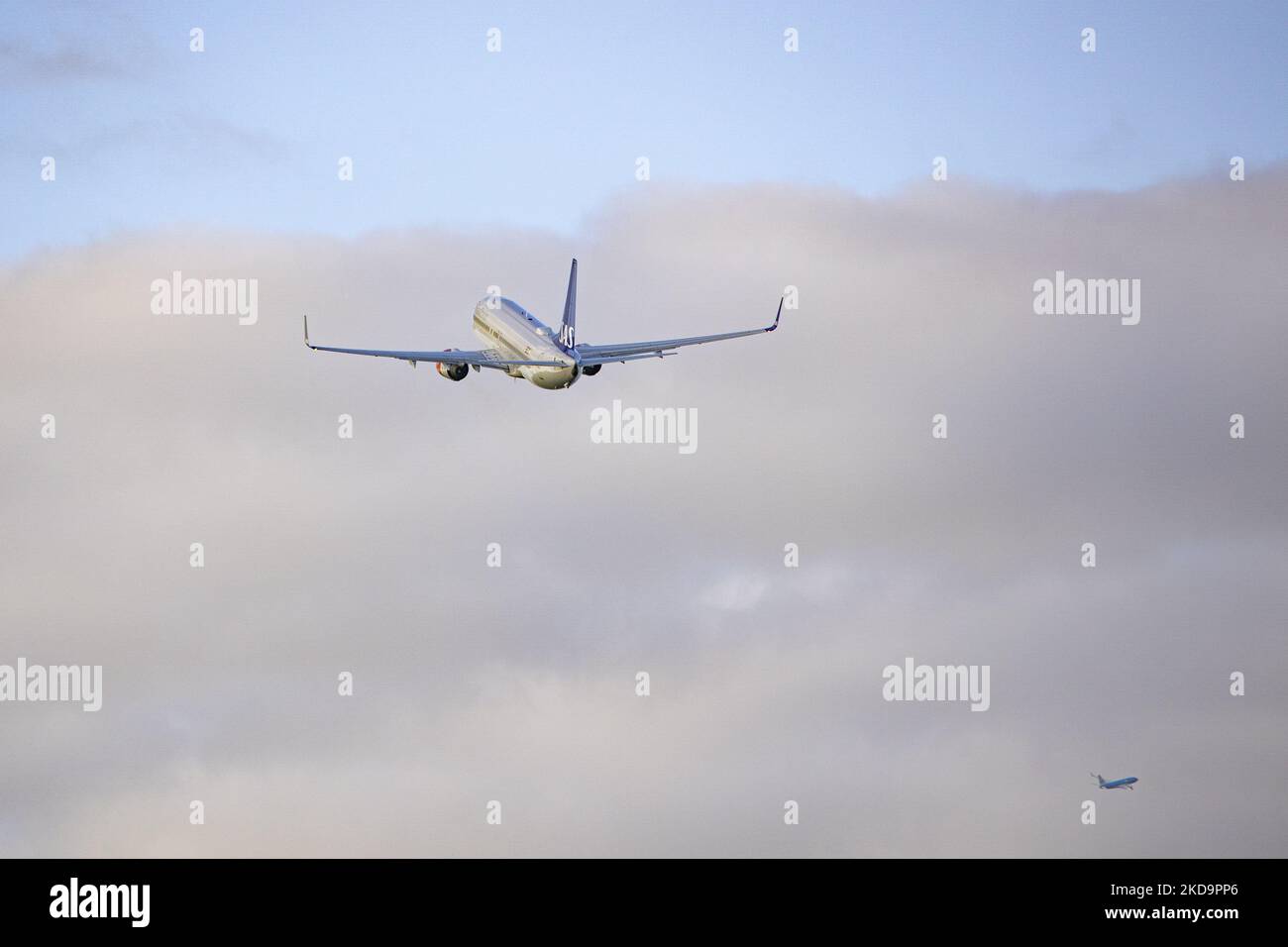 SAS Scandinavian Airlines Boeing 737-800 aircraft as seen during ...