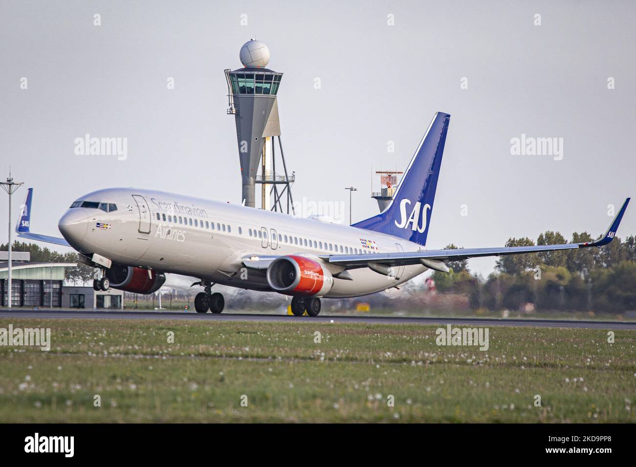 SAS Scandinavian Airlines Boeing 737-800 aircraft as seen during ...