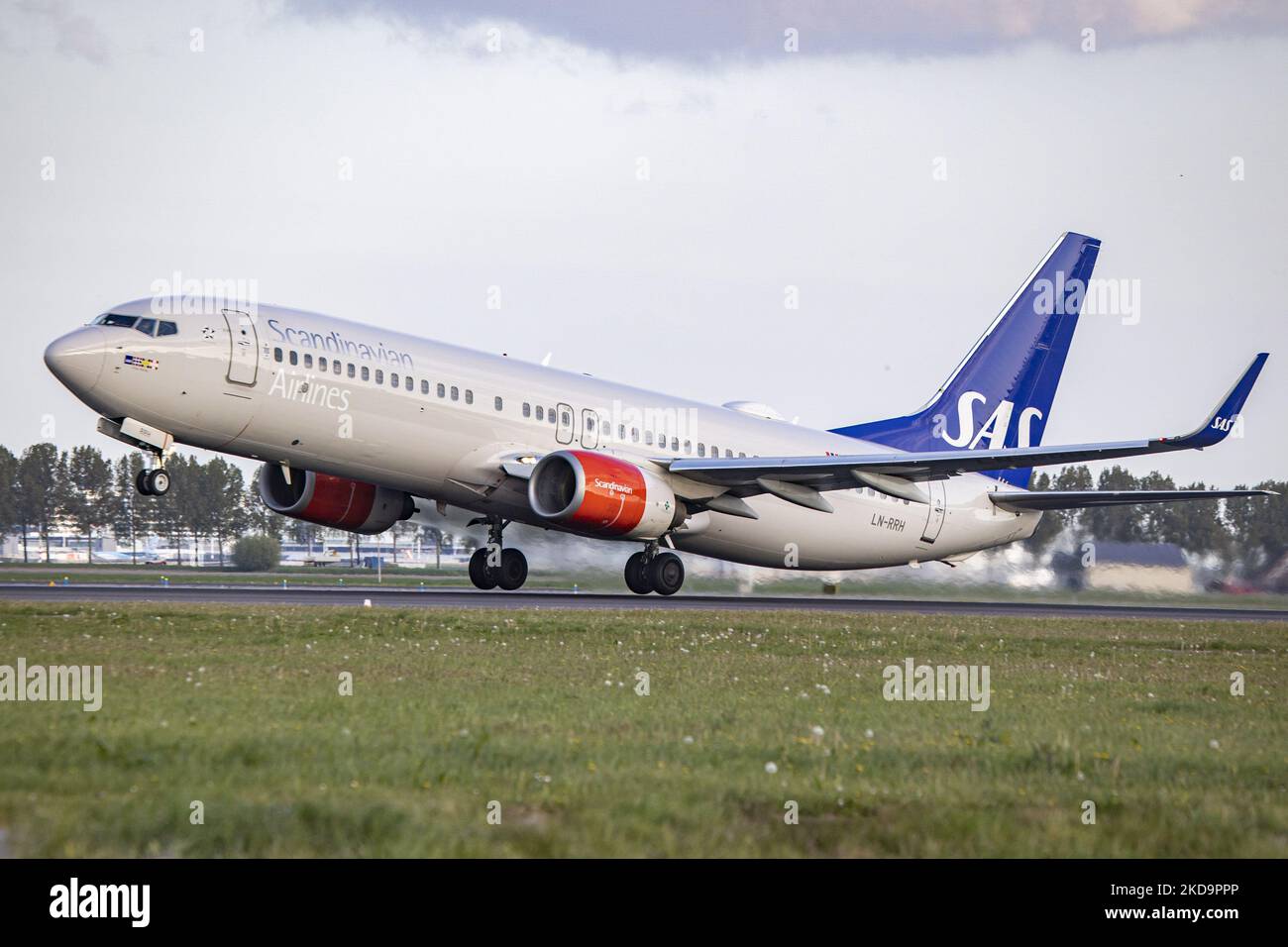 SAS Scandinavian Airlines Boeing 737-800 aircraft as seen during ...