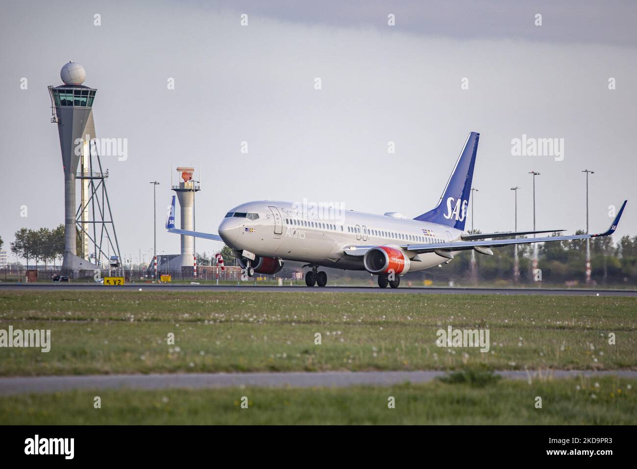 SAS Scandinavian Airlines Boeing 737-800 aircraft as seen during ...