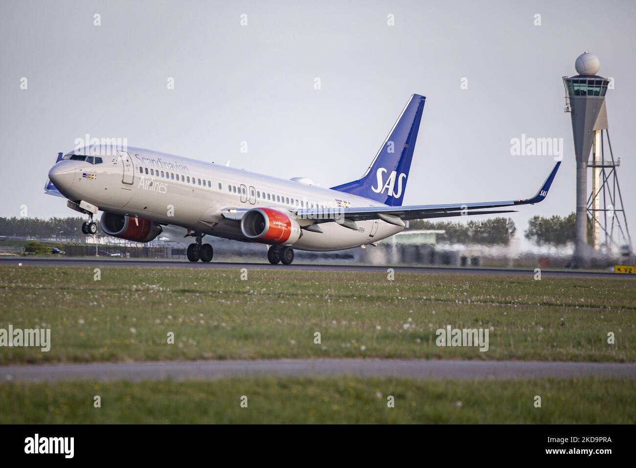 SAS Scandinavian Airlines Boeing 737-800 aircraft as seen during ...