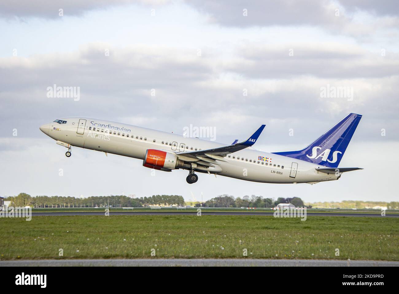 SAS Scandinavian Airlines Boeing 737-800 aircraft as seen during ...
