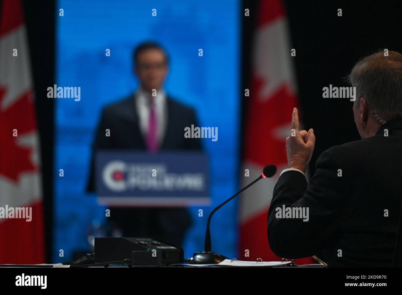 Former global news political correspondent tom clark hi-res stock ...