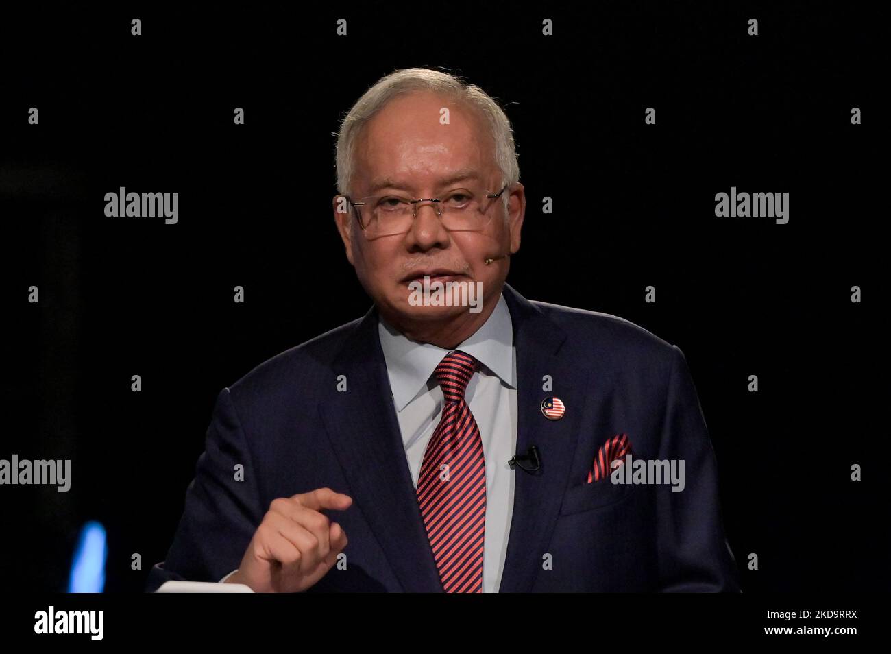 Malaysia's former prime minister Najib Razak debates with opposition ...