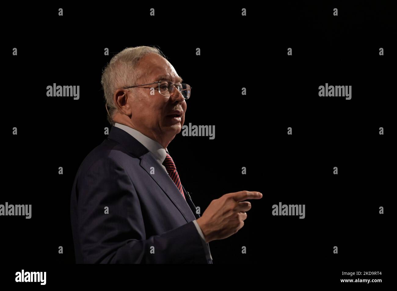 Malaysia's former prime minister Najib Razak debates with opposition ...