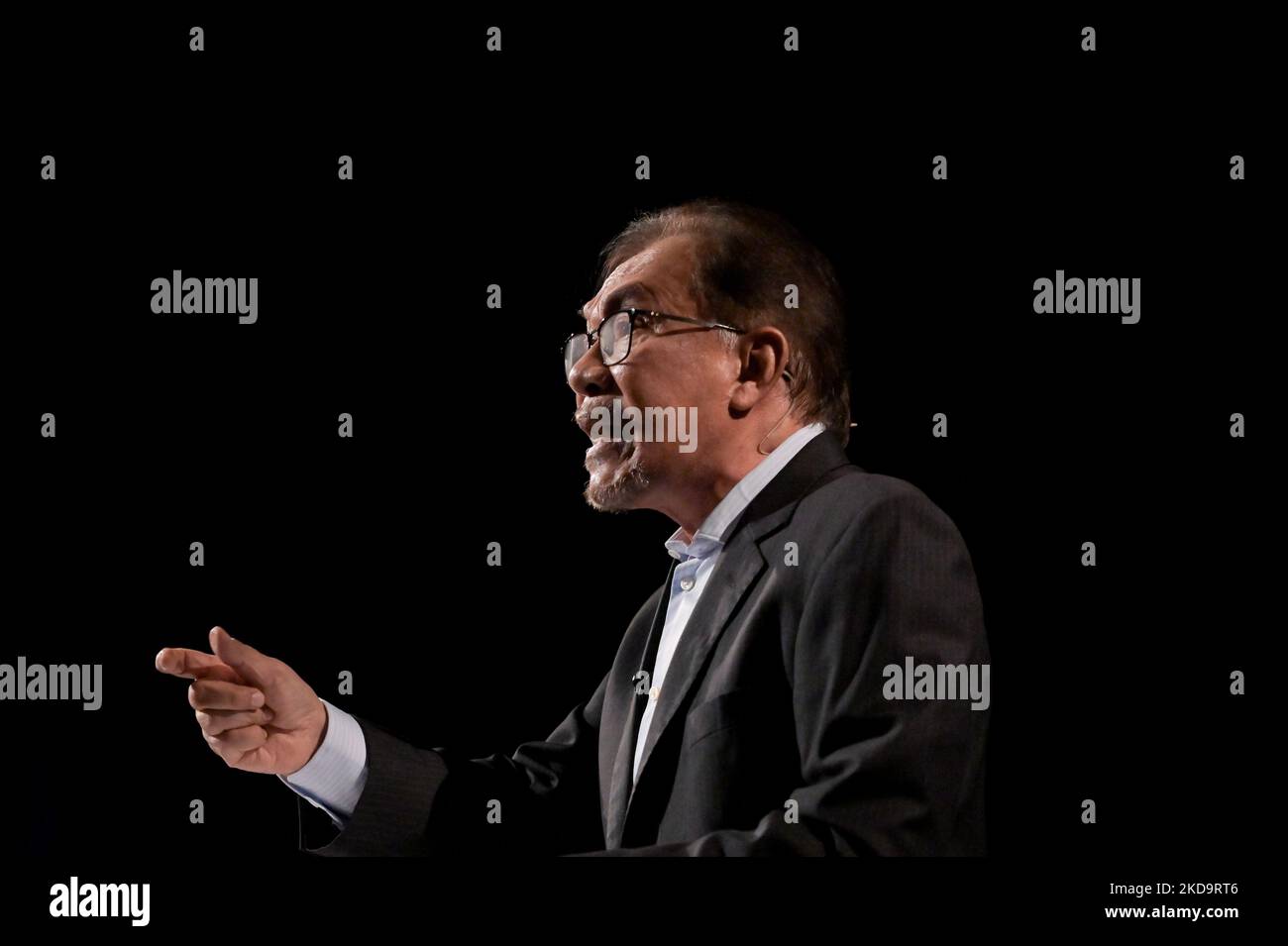 Malaysia's former prime minister Najib Razak debates with opposition ...