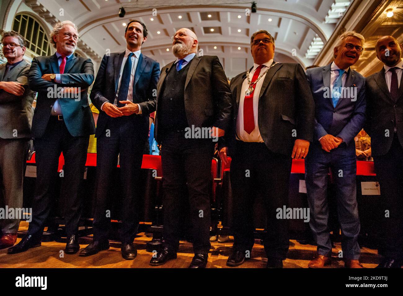 Vice President of the European Commission, Frans Timmermans, Mayor of ...