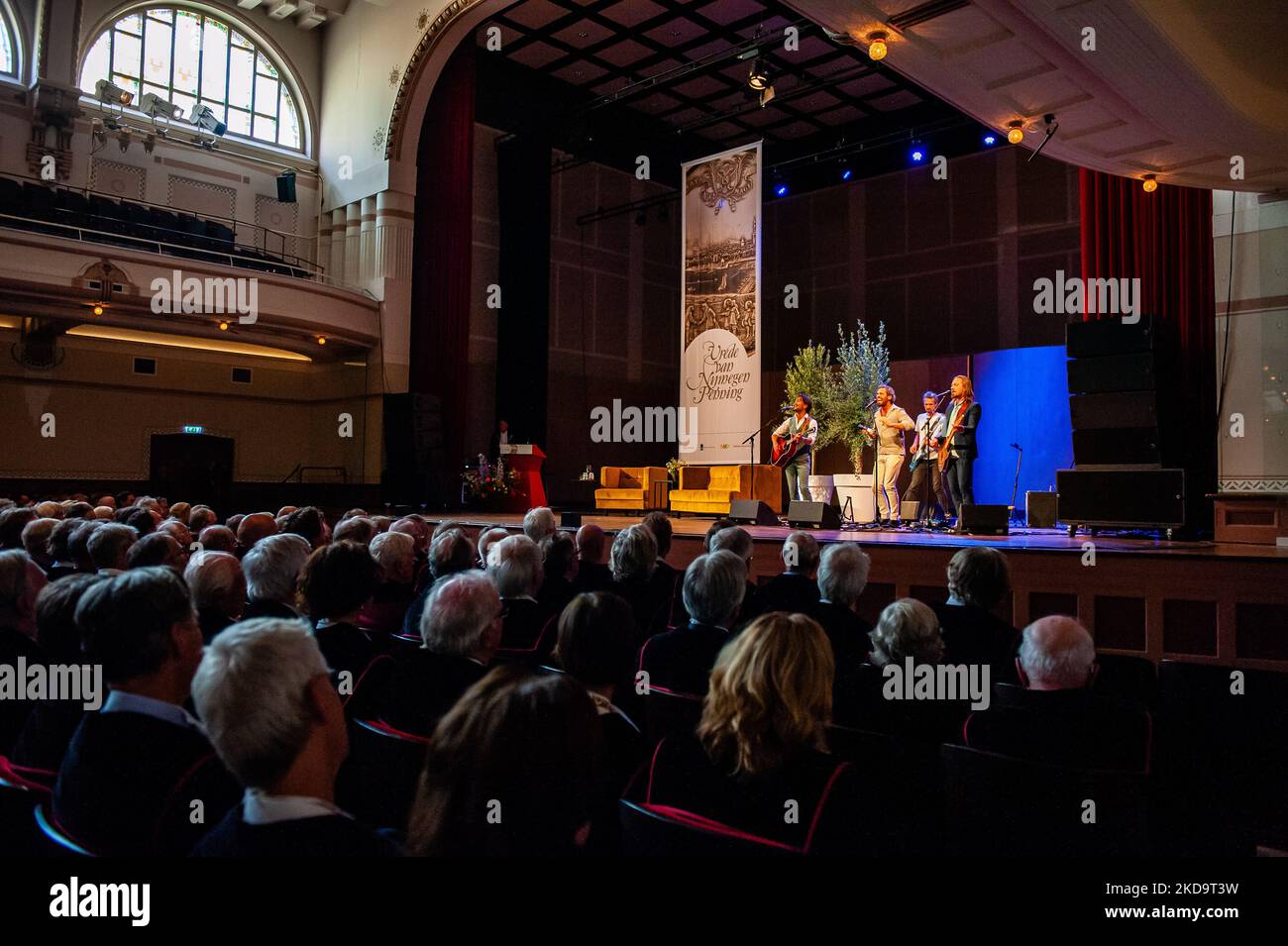 The Dutch music band Navarone is singing during the 'Treaties of ...