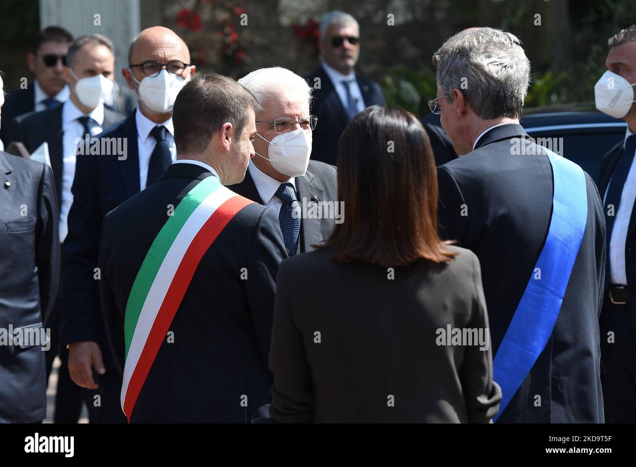 President Of The Italian Republic Sergio Mattarella arrives at the 1st ...