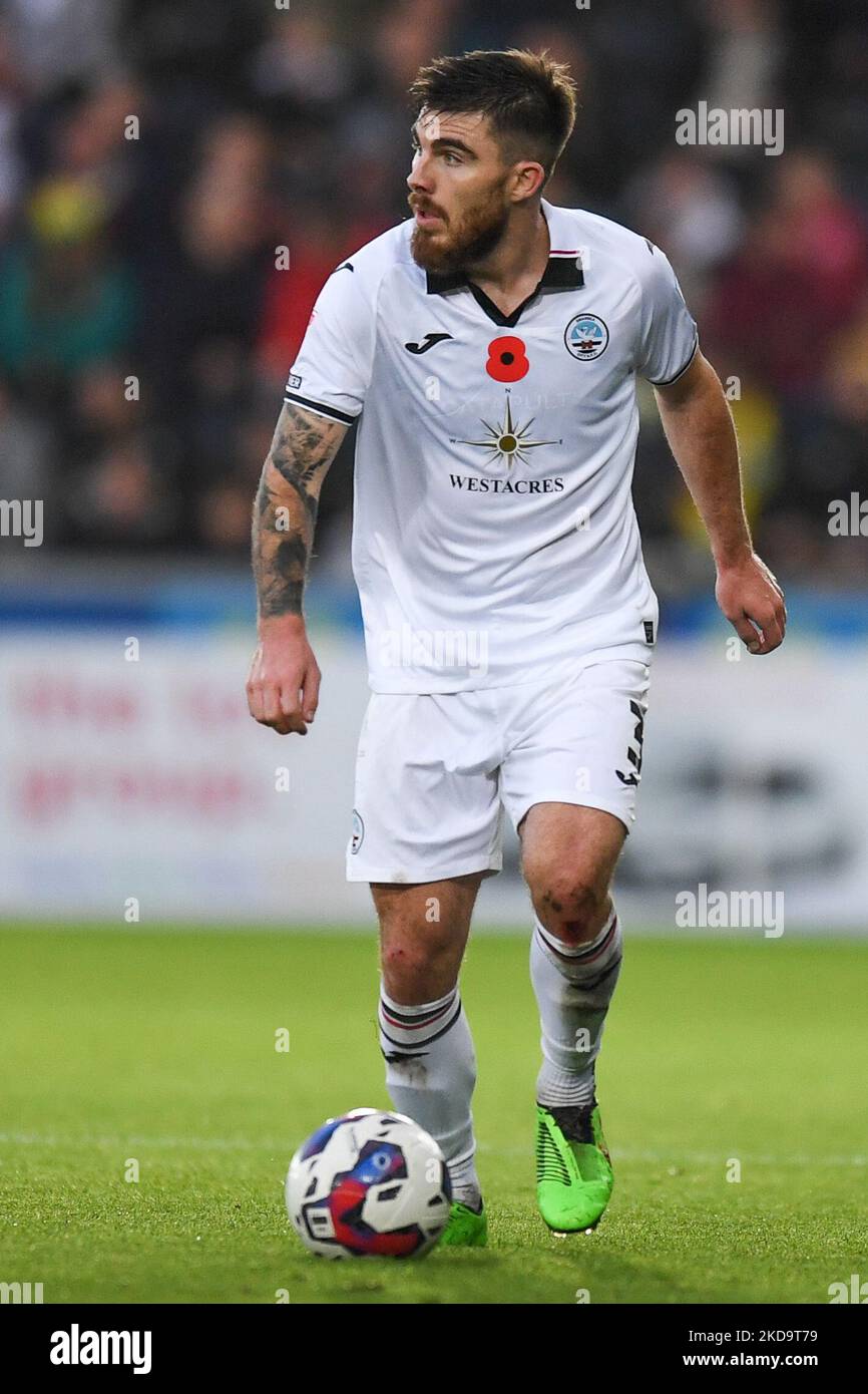 Ryan Manning #3 of Swansea City during the Sky Bet Championship match ...
