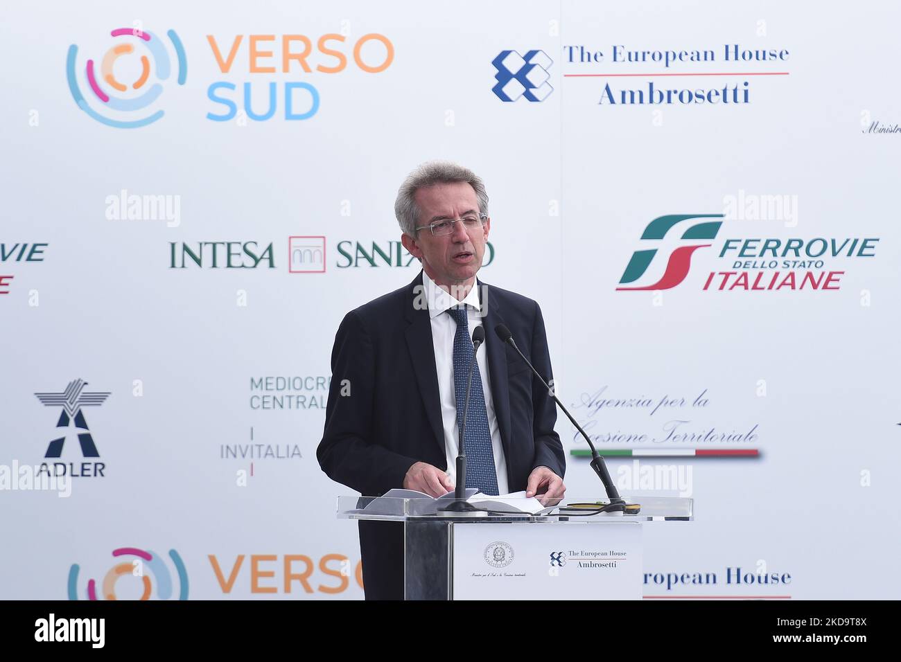 Gaetano Manfredi Mayor of the Metropolitan City of Naples at the 1st ...