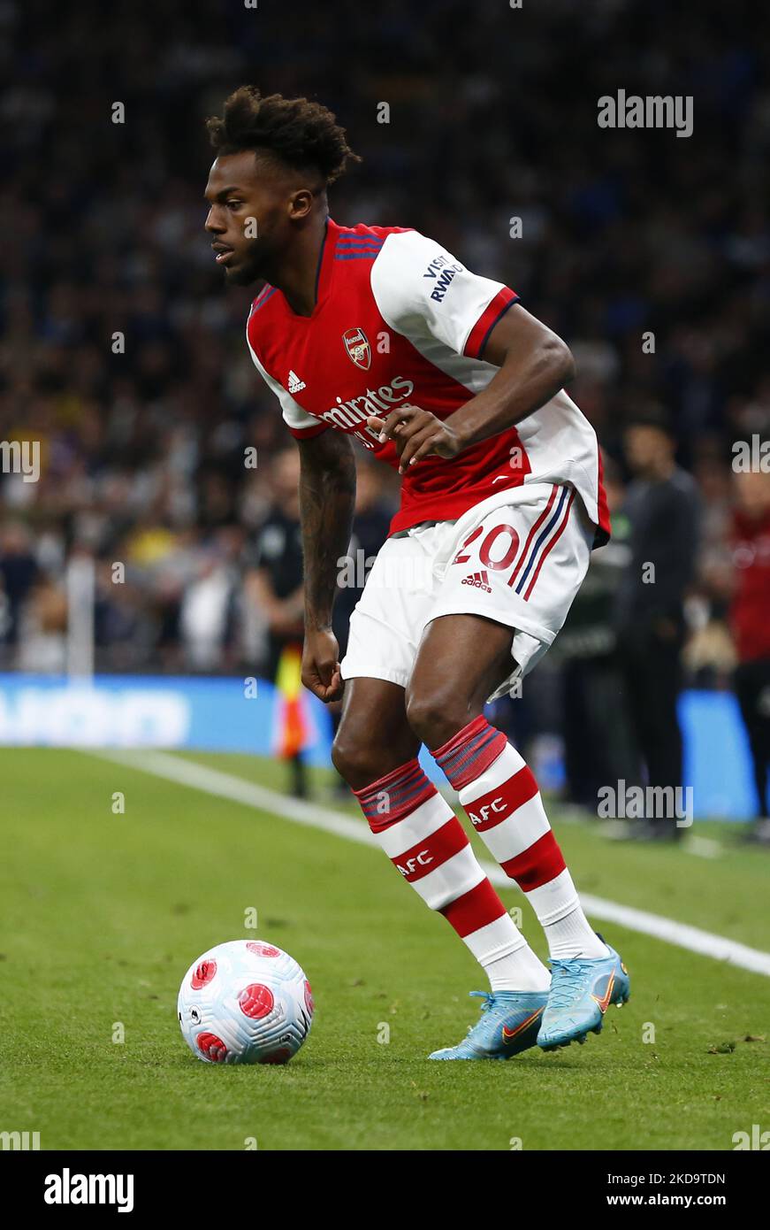 Nuno Tavares of Arsenal during Premier League between Tottenham Hotspur ...