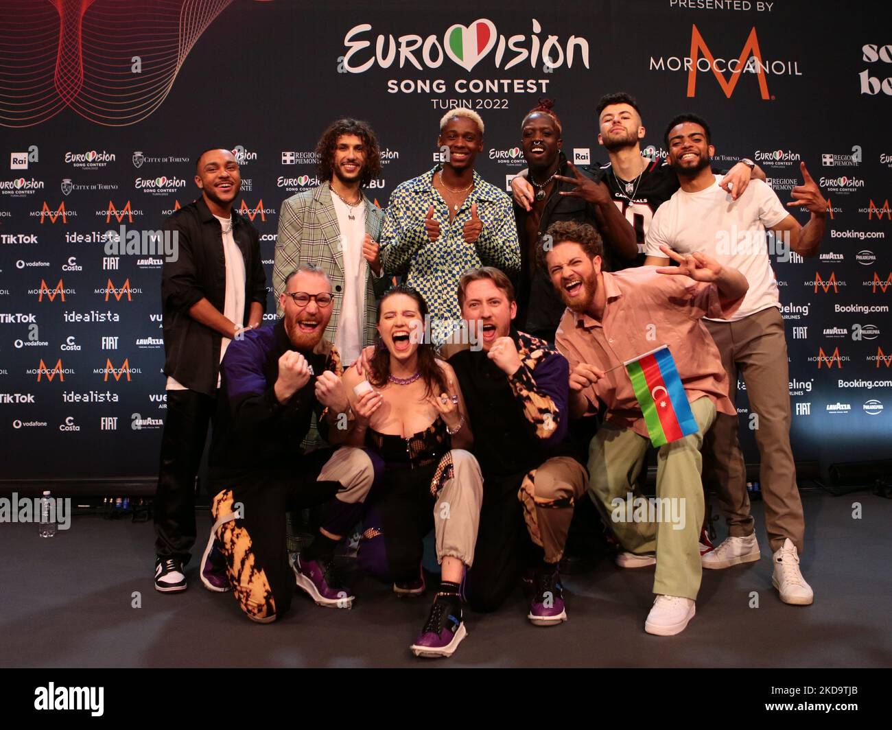 during the Eurvision Song Contest 2022, Second Semi-Final on May 12 ...