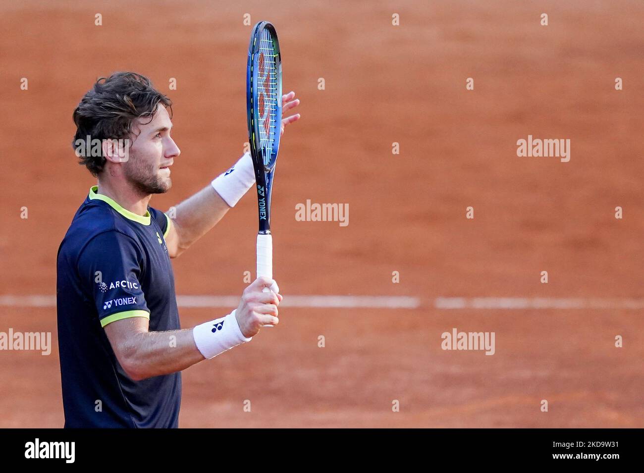 Casper Ruud celebrates the victory during the Internazionali BNL D ...