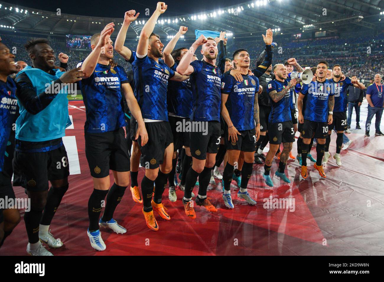 FC Internazionale win celebrate during FC Juventus against FC ...