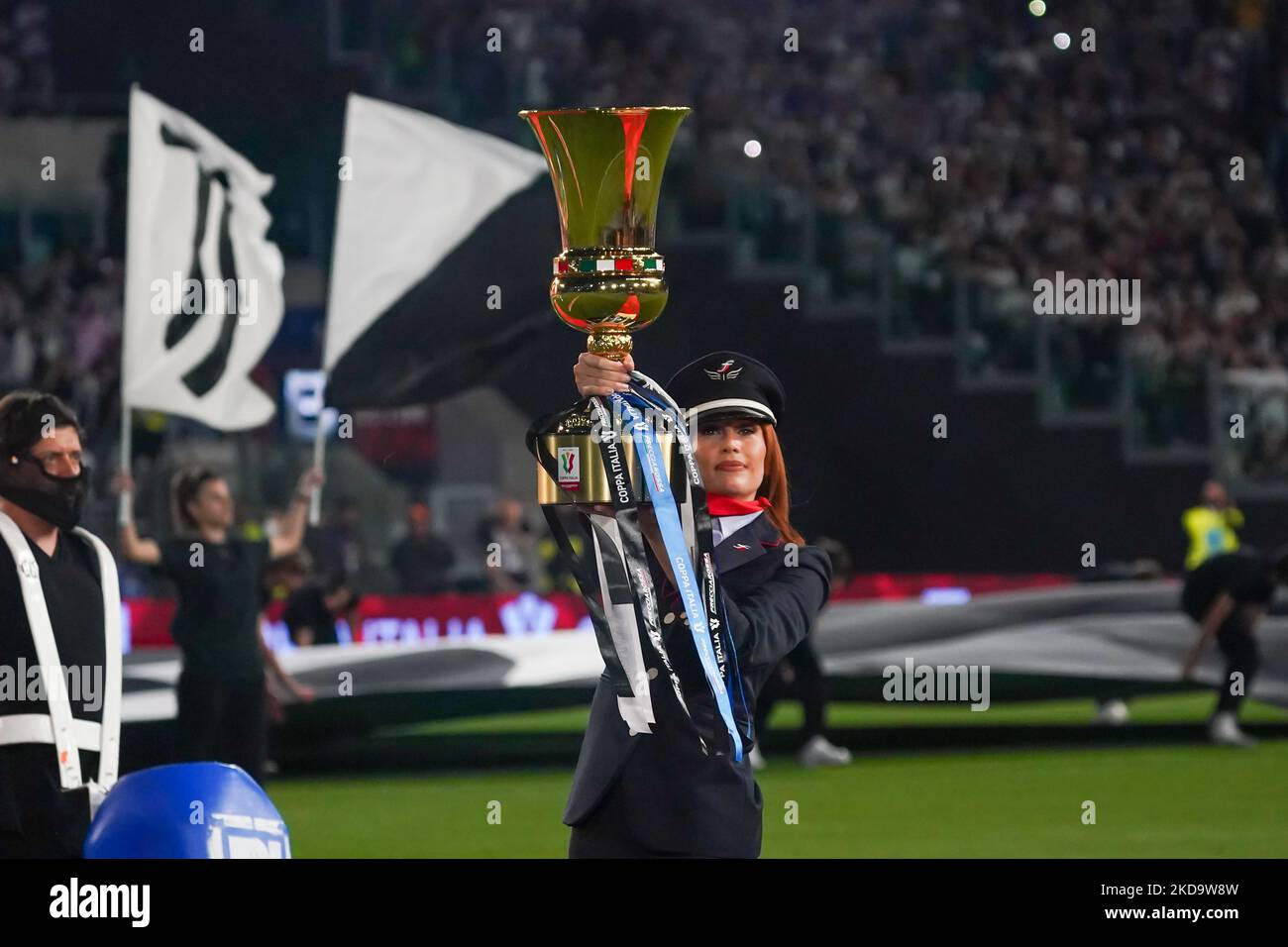 Coppa italia trophy stadio olimpico hi-res stock photography and images ...