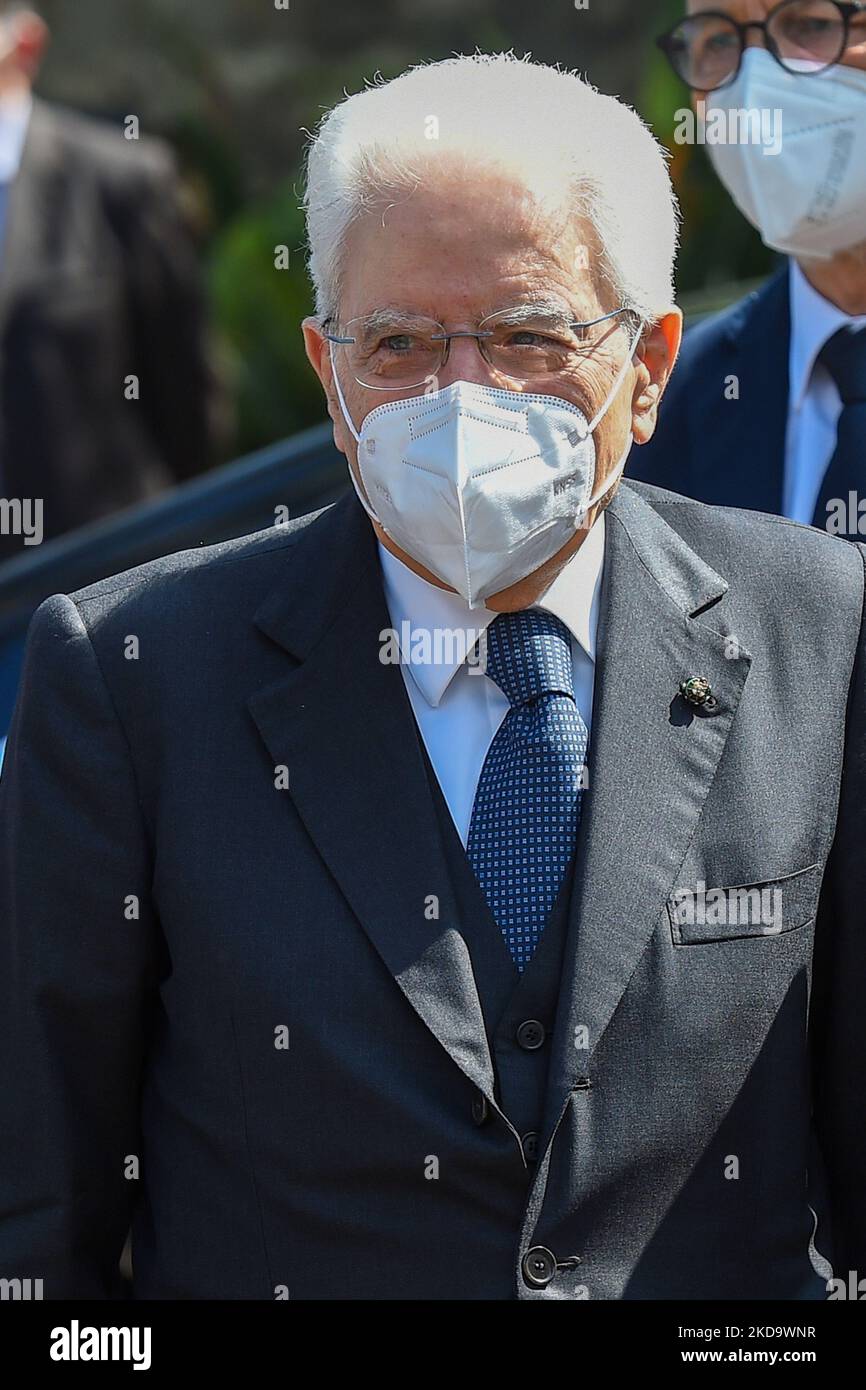 President Of The Italian Republic Sergio Mattarella arrives at the 1st ...