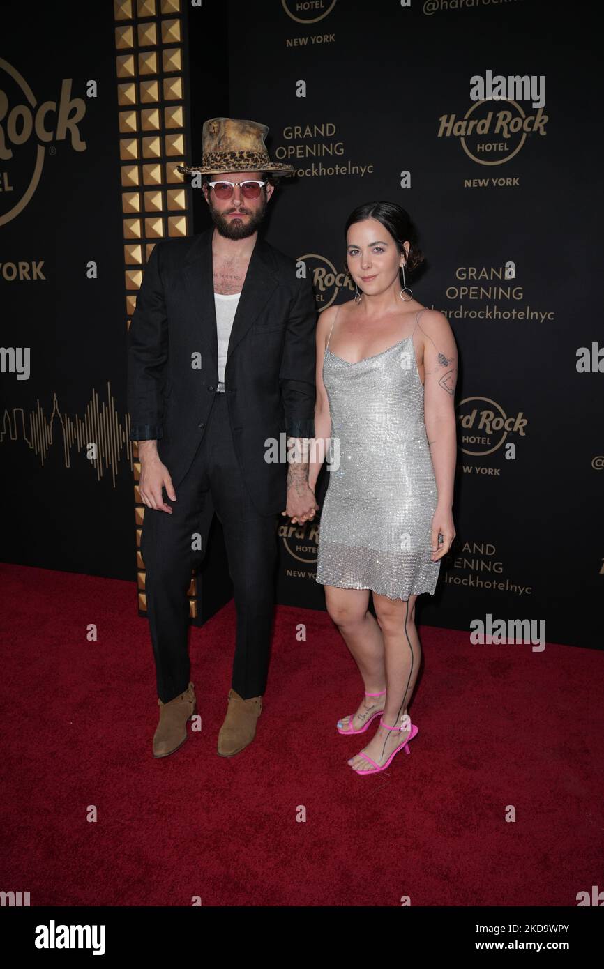 NEW YORK, NEW YORK - MAY 12: Nico Tortorella, Bethany Meyers arrives at ...