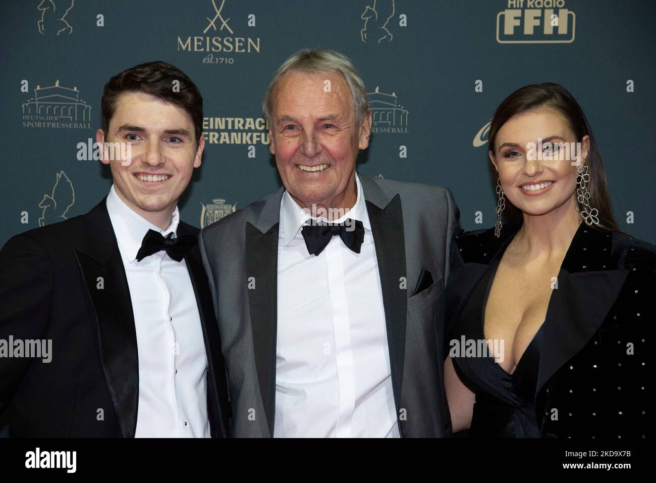 Joerg WONTORRA, Jorg, with his children Marcedl and Laura, red carpet ...