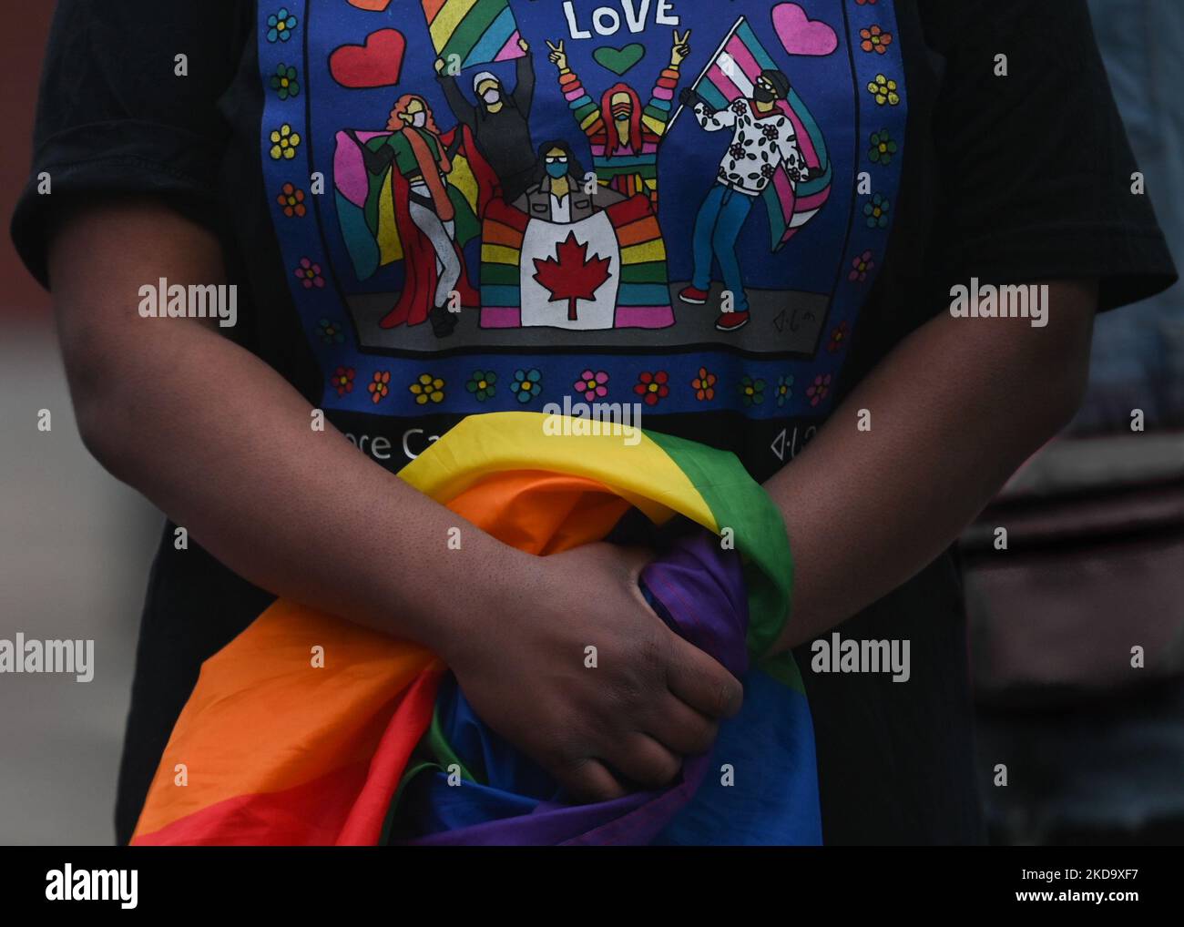 More than 100 local LGBTQ2S + supporters gathered Friday evening at the ...