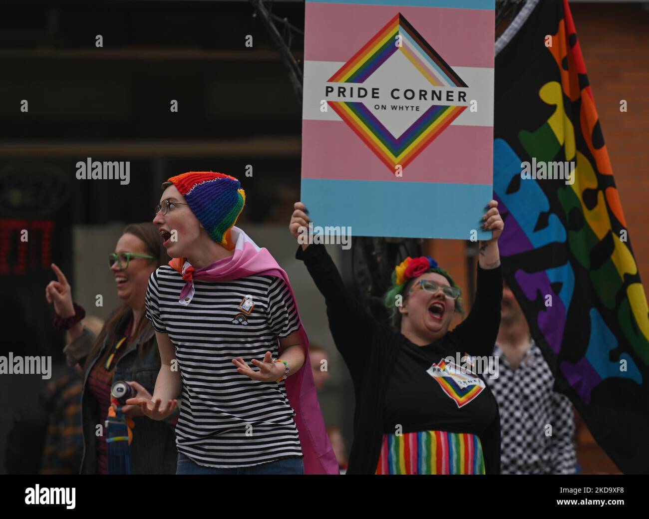 More than 100 local LGBTQ2S + supporters gathered Friday evening at the ...