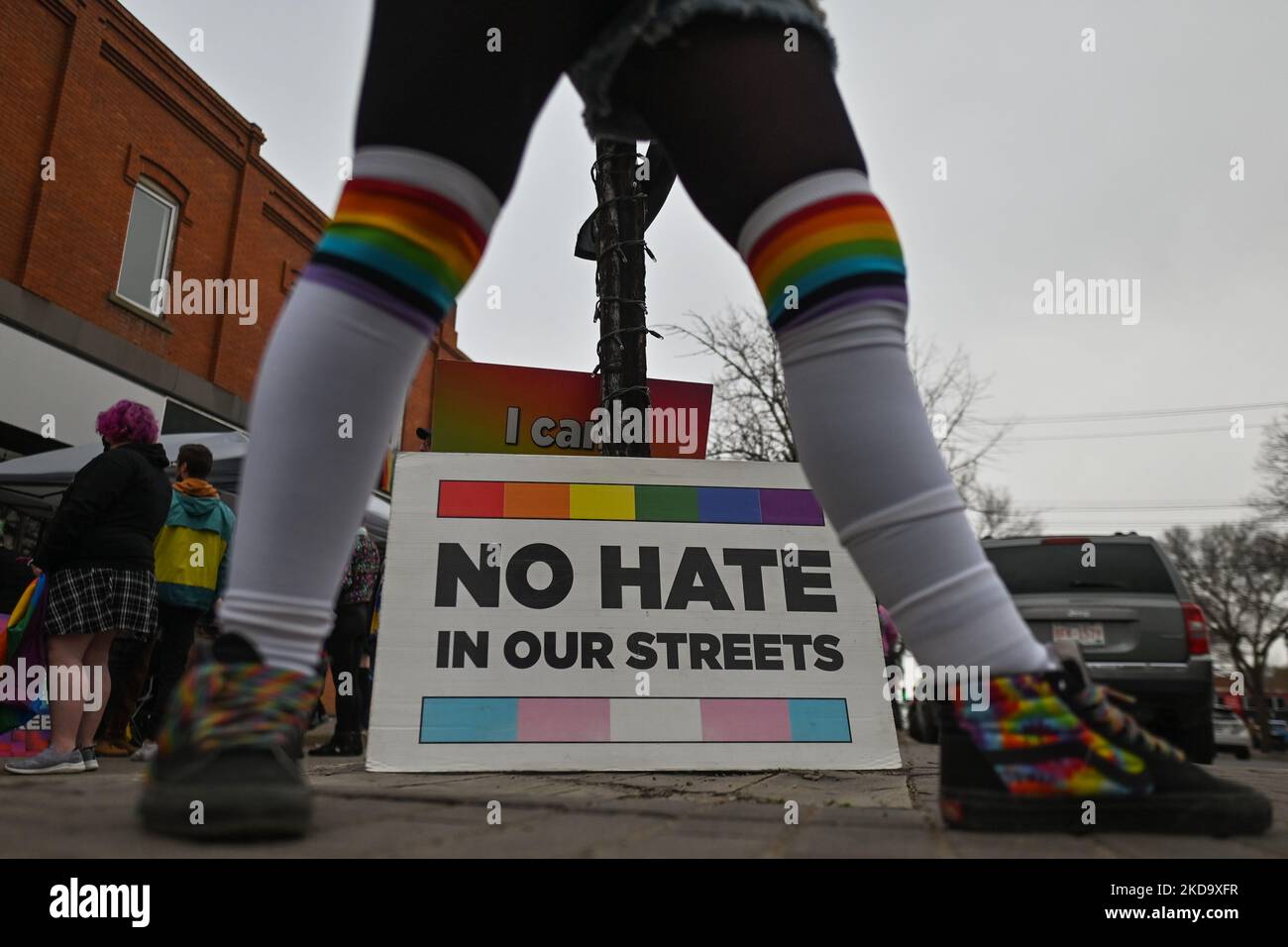 More than 100 local LGBTQ2S + supporters gathered Friday evening at the ...