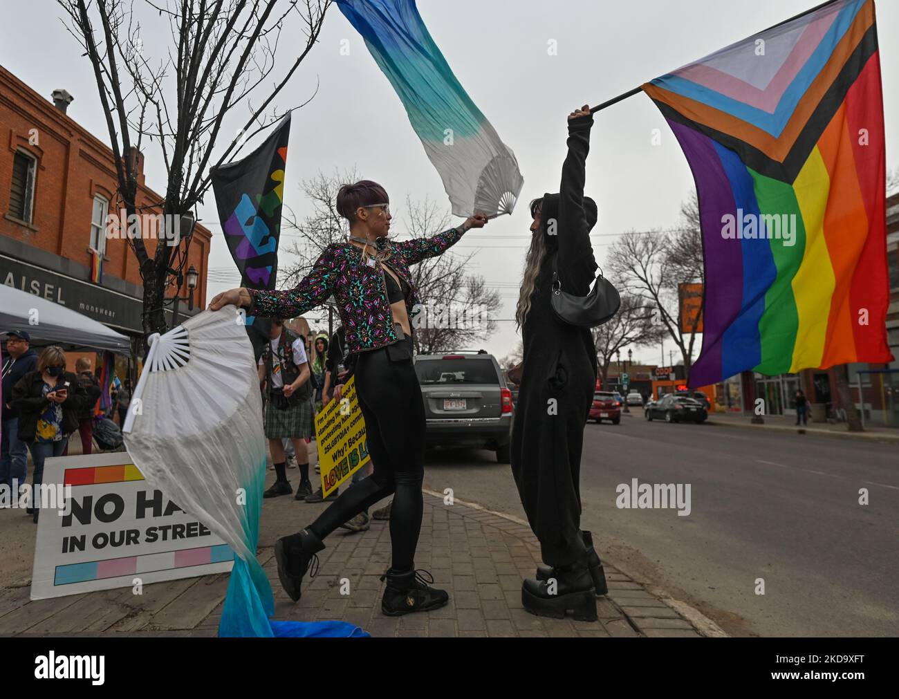 More than 100 local LGBTQ2S + supporters gathered Friday evening at the ...