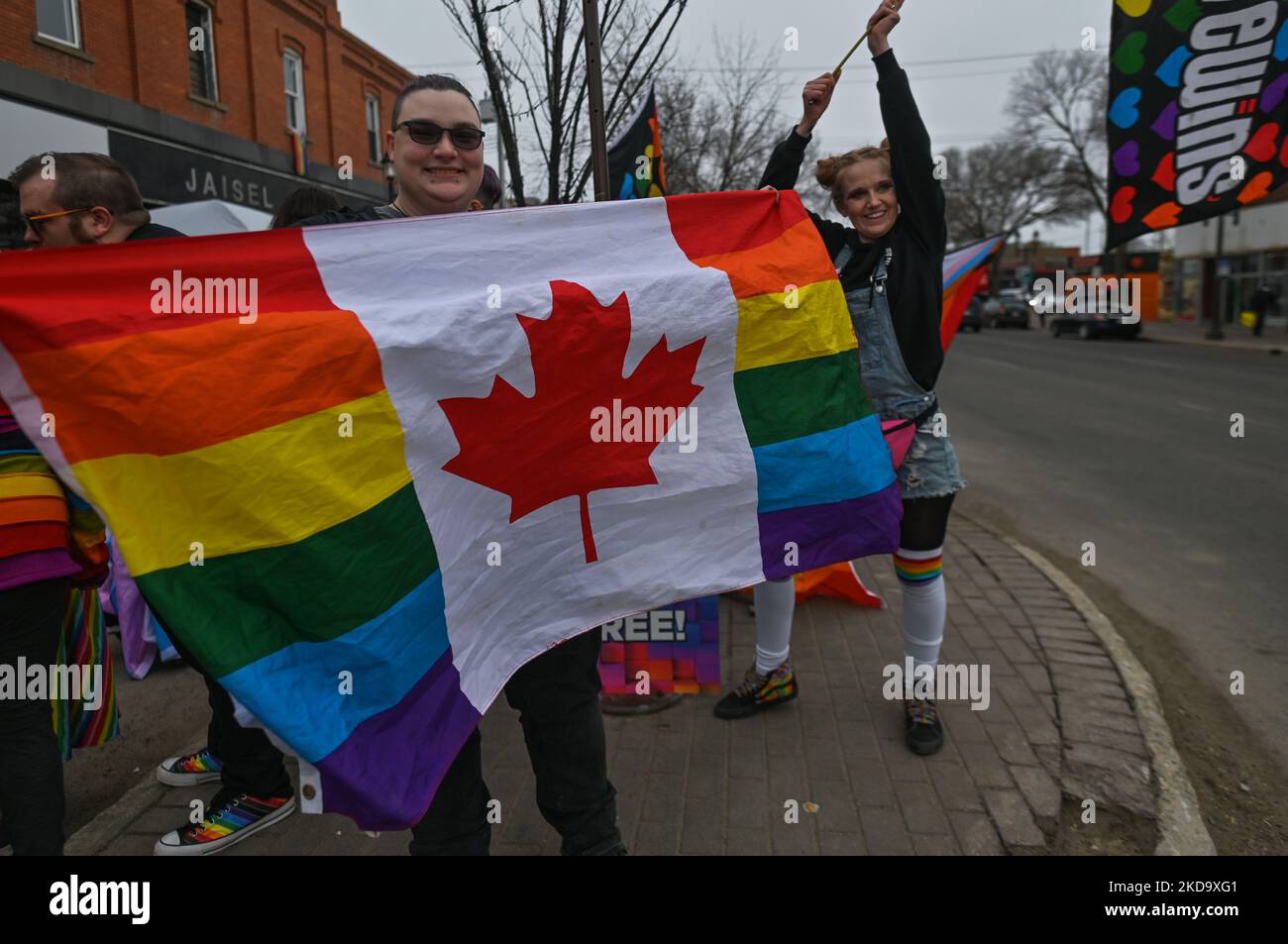 More than 100 local LGBTQ2S + supporters gathered Friday evening at the ...