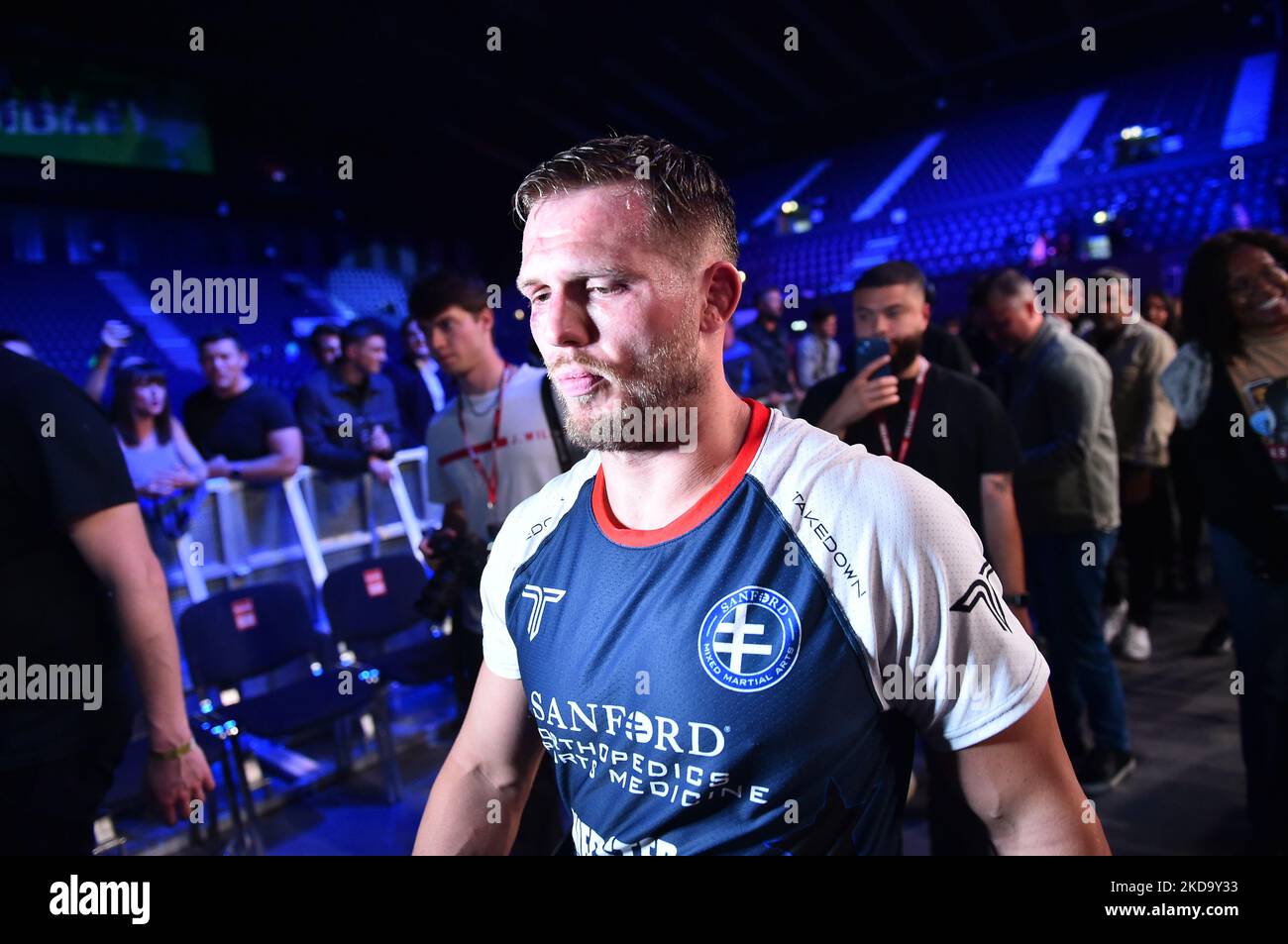 Logan Storley after defeating Michael Page during the Bellator 281: MVP ...