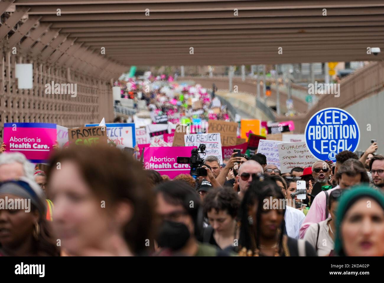 NEW YORK, NEW YORK - MAY 14: Abortion rights activists marches at Women ...