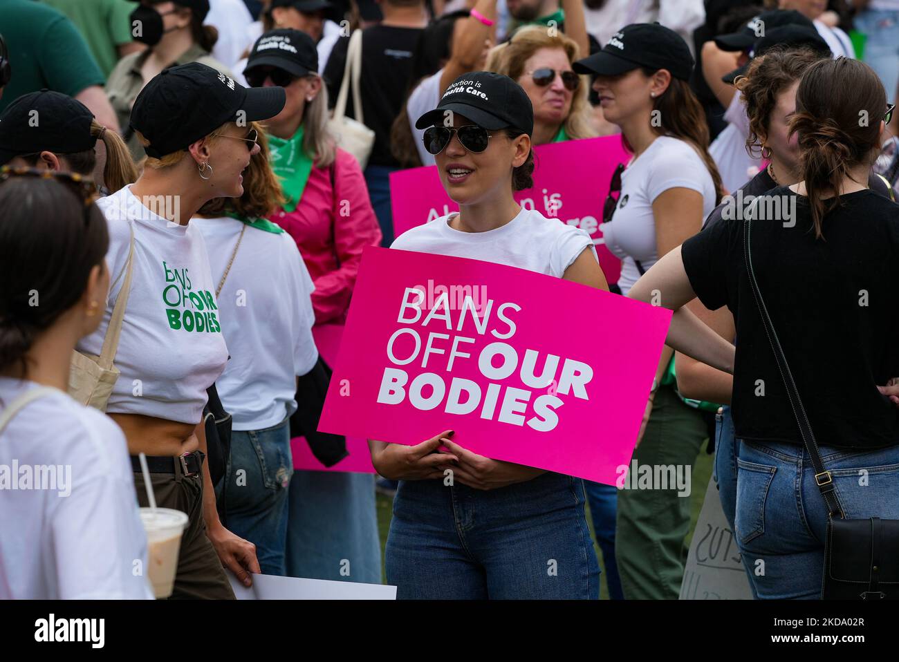 NEW YORK, NEW YORK - MAY 14: Abortion rights activists marches at Women ...