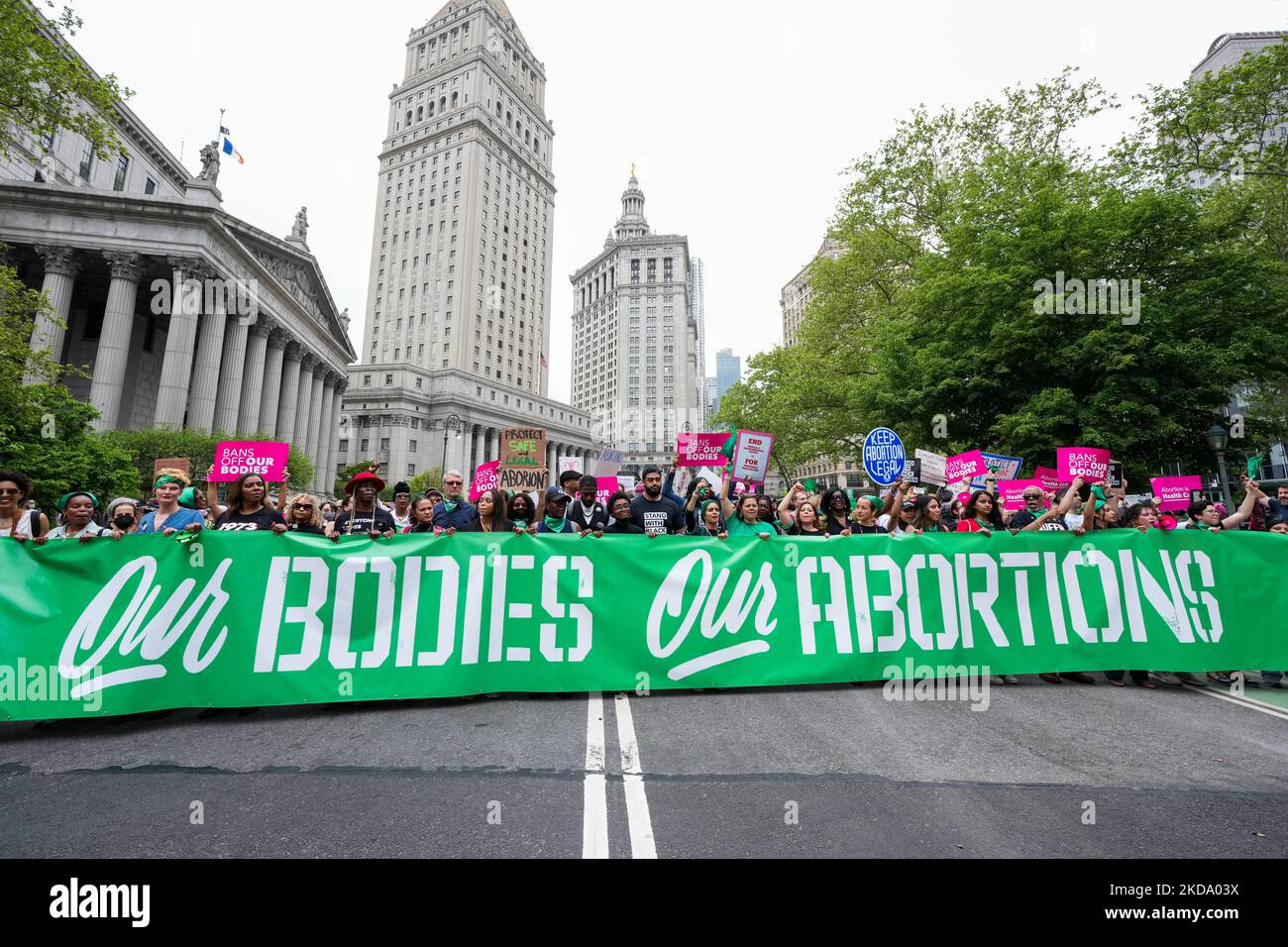 NEW YORK, NEW YORK - MAY 14: Abortion rights activists marches at Women ...